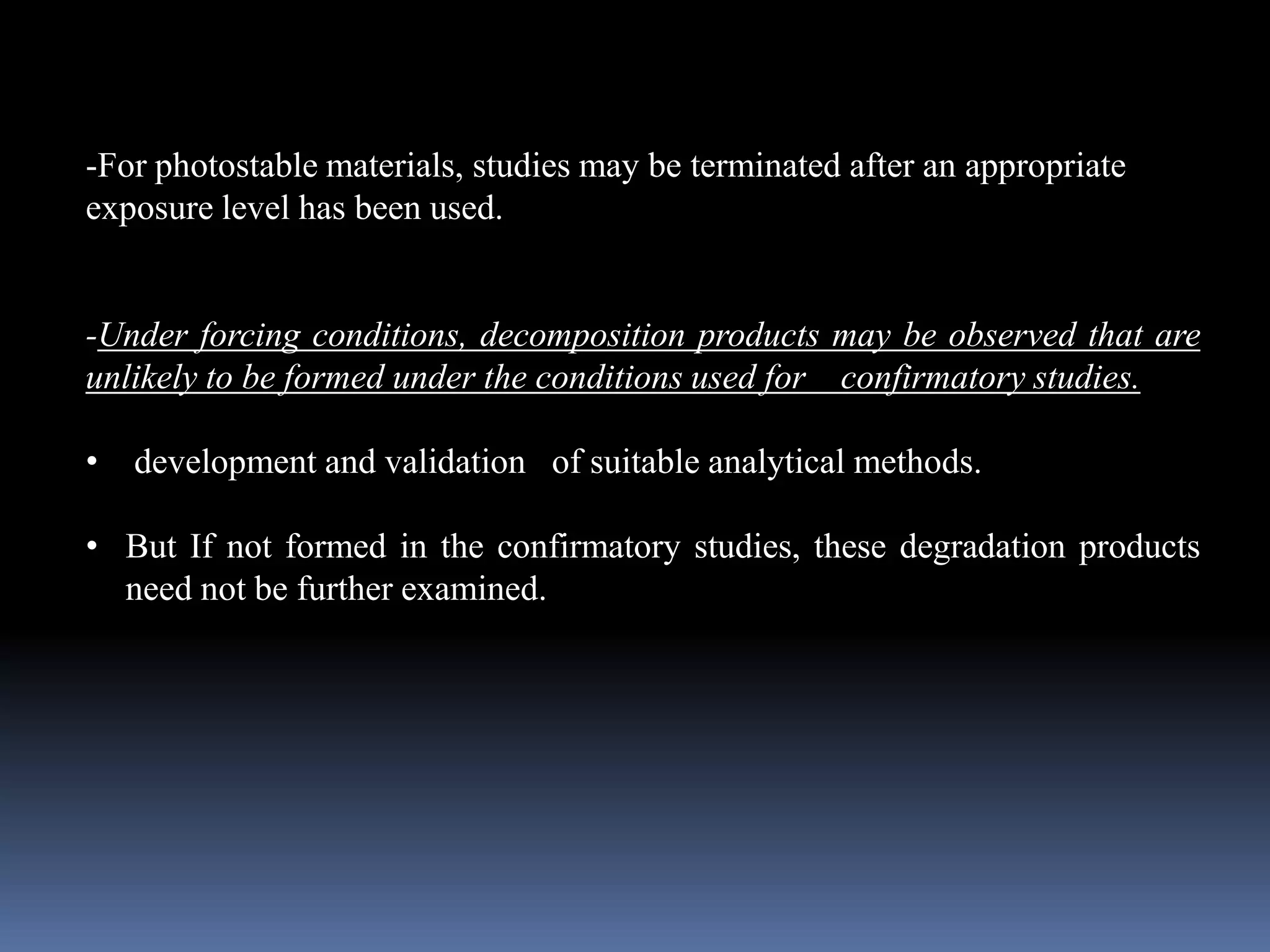 A presentation on regulatory guidelines for photostability testing | PPTX