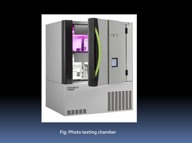 A presentation on regulatory guidelines for photostability testing ...