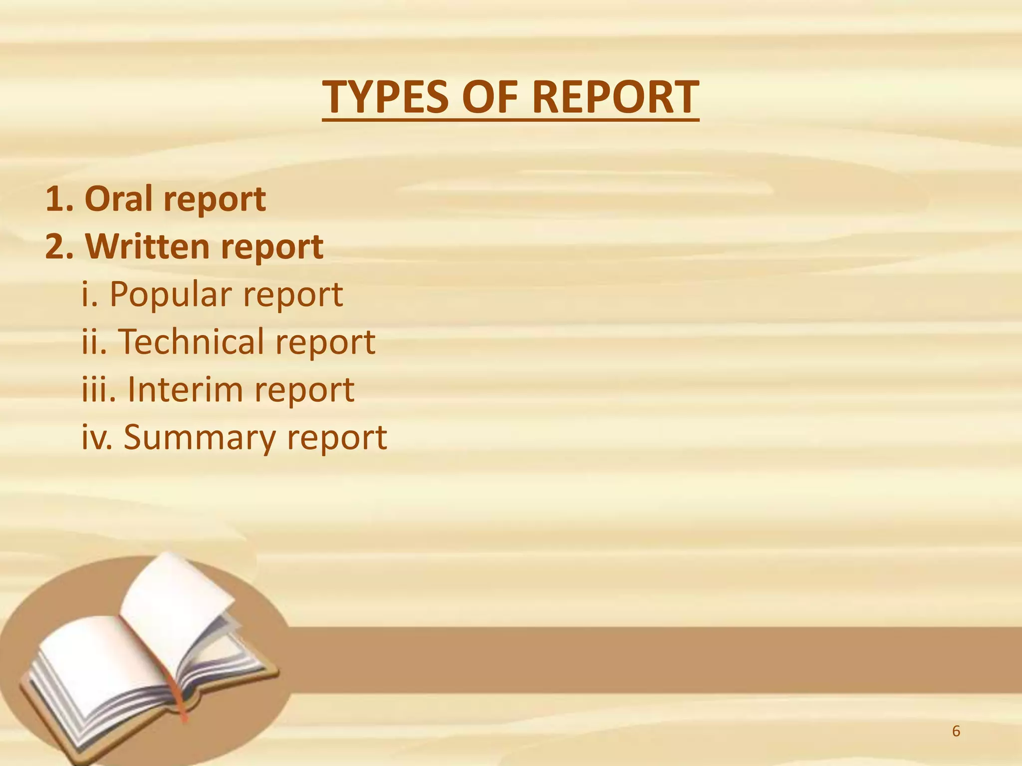 A presentation on research report writing. | PPTX