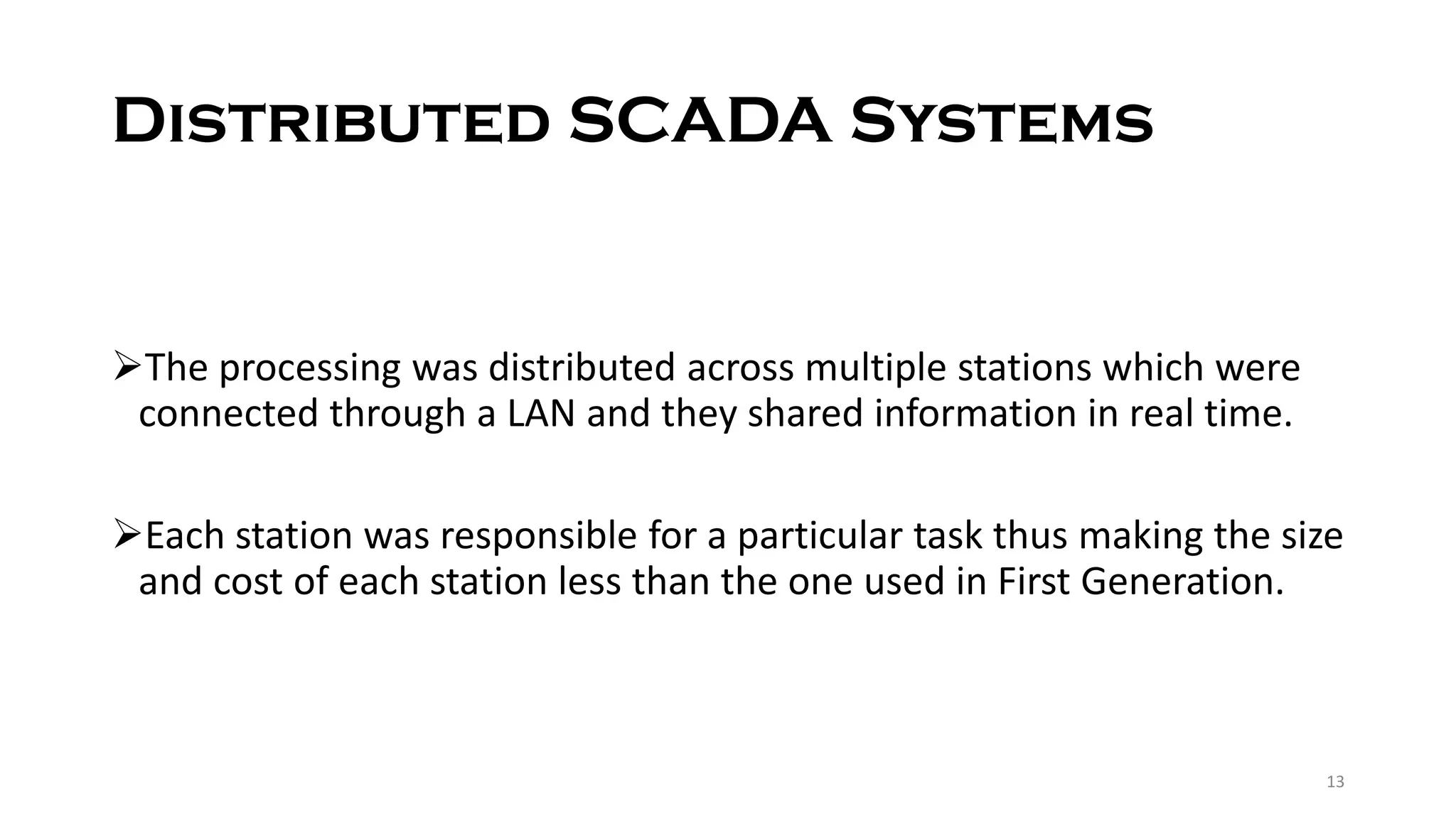 A presentation on scada system | PDF