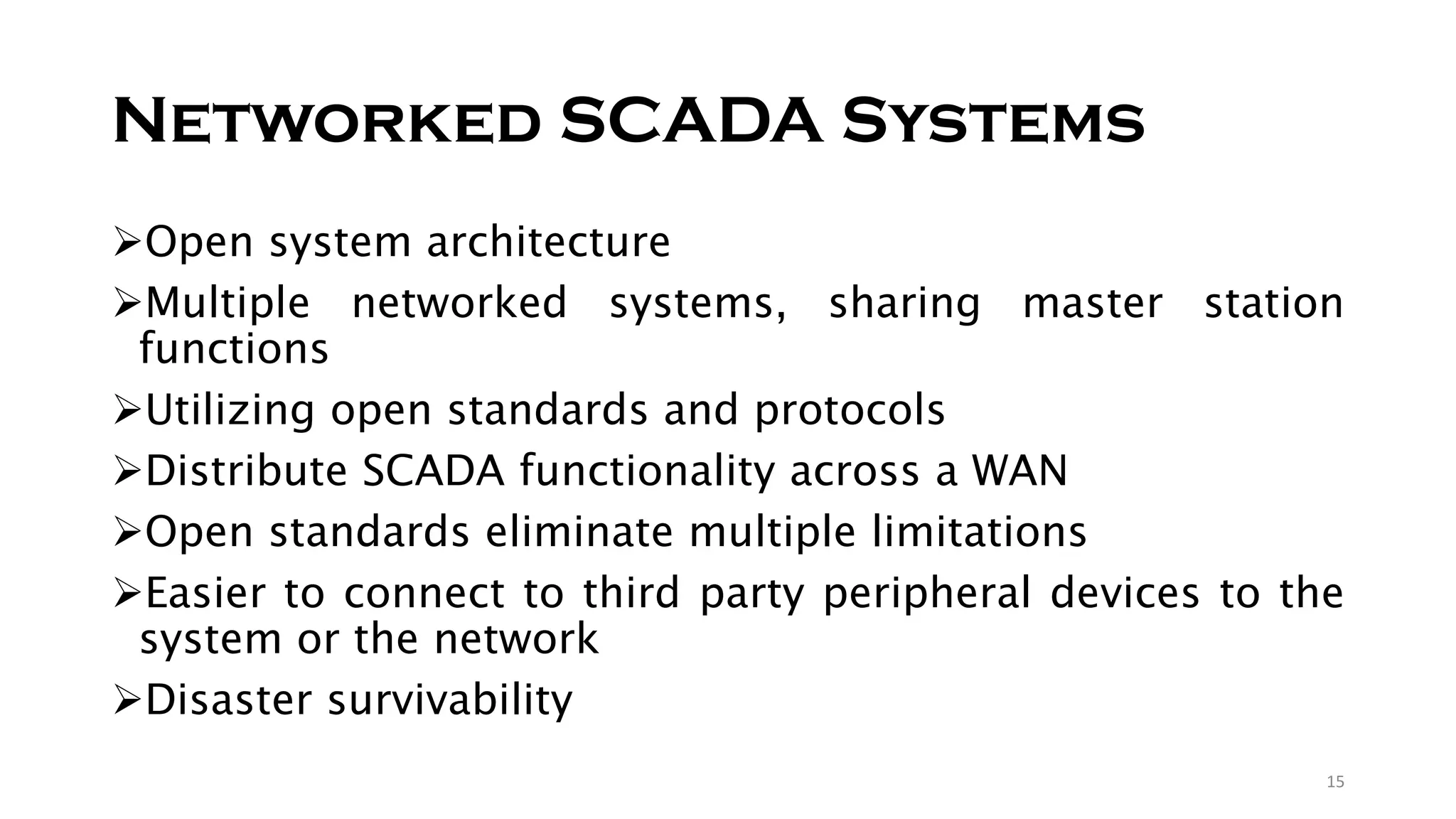 A presentation on scada system | PDF