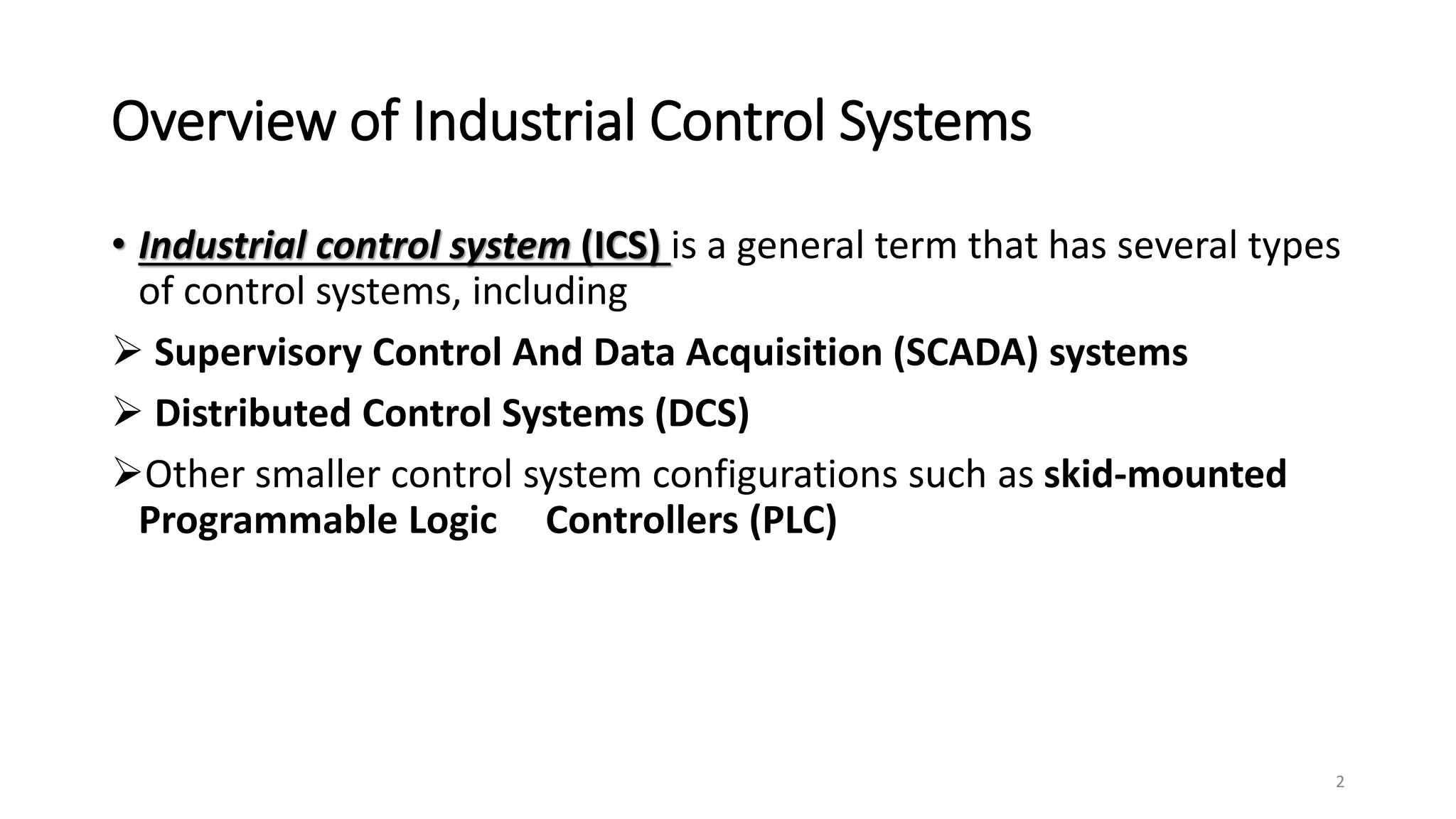 A presentation on scada system | PDF