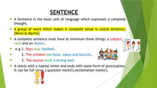 A PRESENTATION ON SENTENCE AND ITS KINDS.pptx