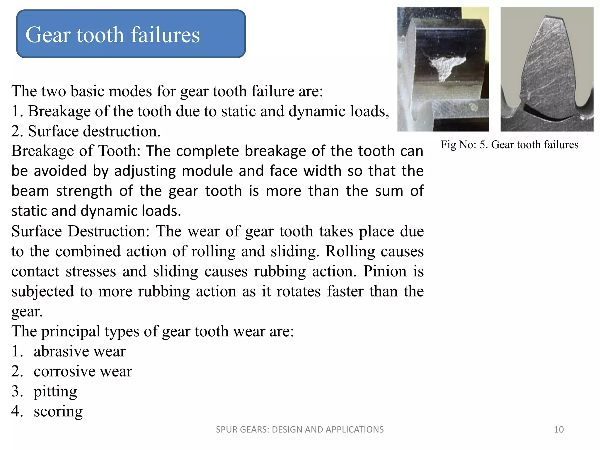 A presentation on spur gear | PDF