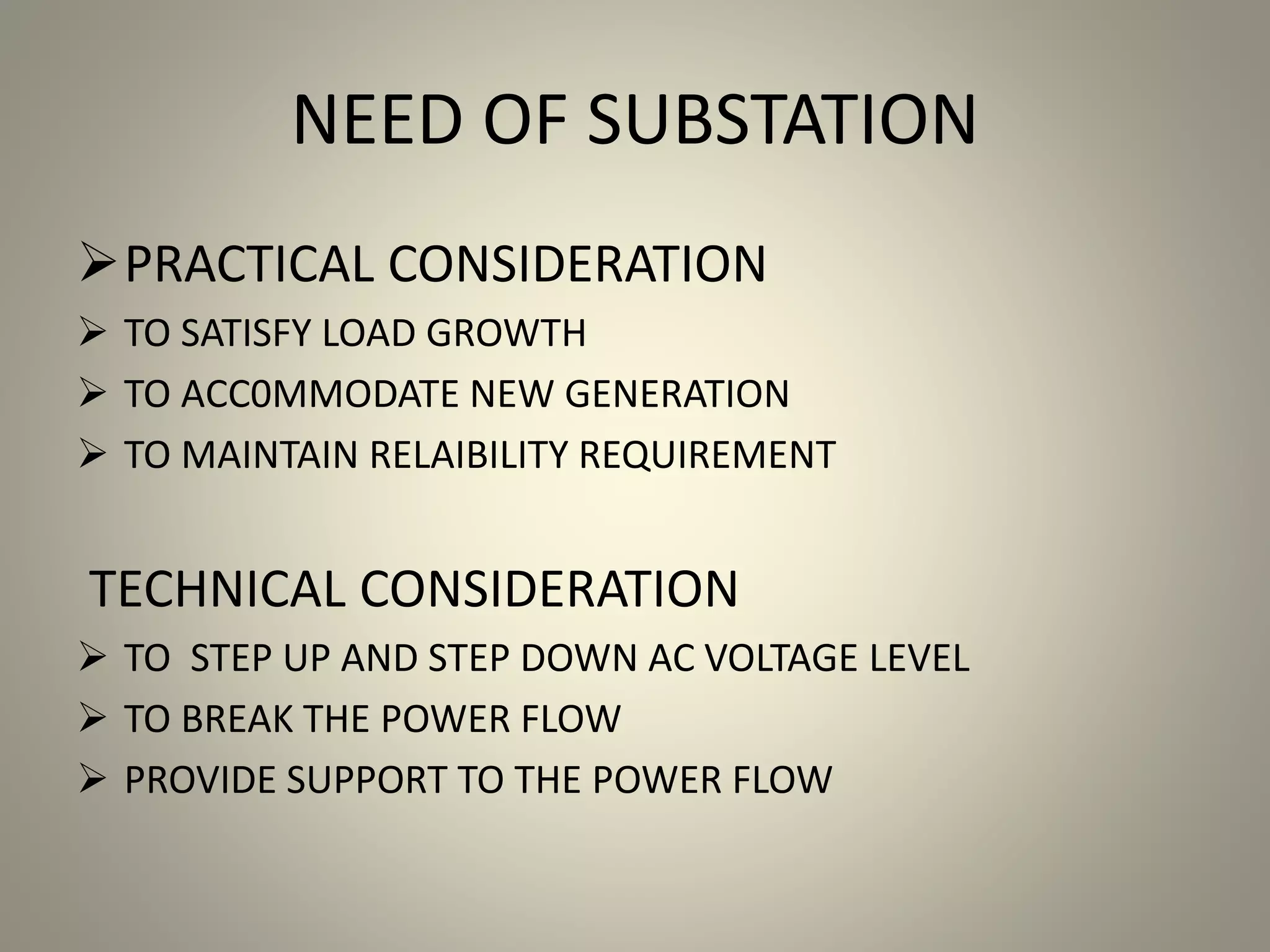 SUBSTATION OVERVIEW - A presentation on substation | PPTX