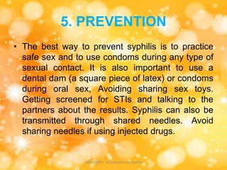 A presentation on syphilis. jins | PPT