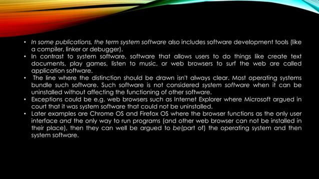 A presentation on system software | PPTX | Shareware and Freeware | Computer Software and ...