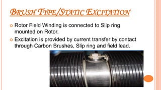 A presentation on turbogenerator and excitor | PPTX