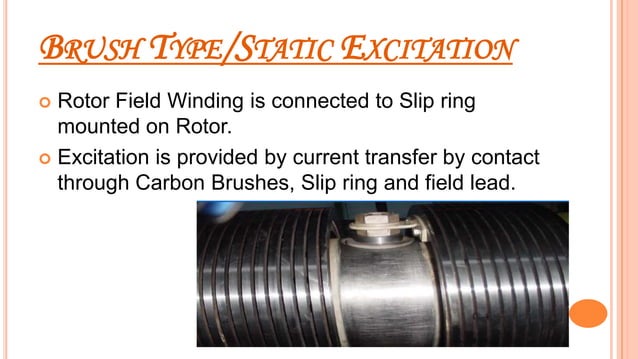 A presentation on turbogenerator and excitor | PPTX | Automotive