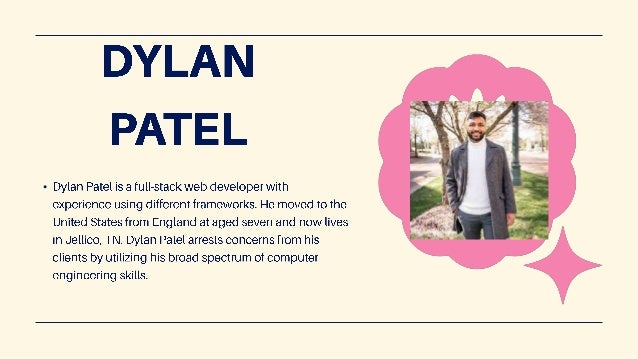 A presentation to introduction about Dylan Patel.pptx