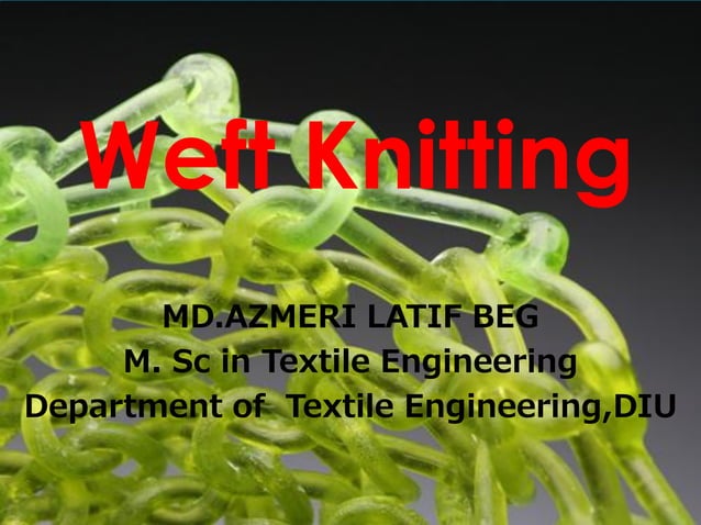 Weft Knitting | PDF