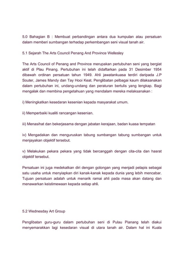 Apresiasi dan kritikan seni visual | DOC