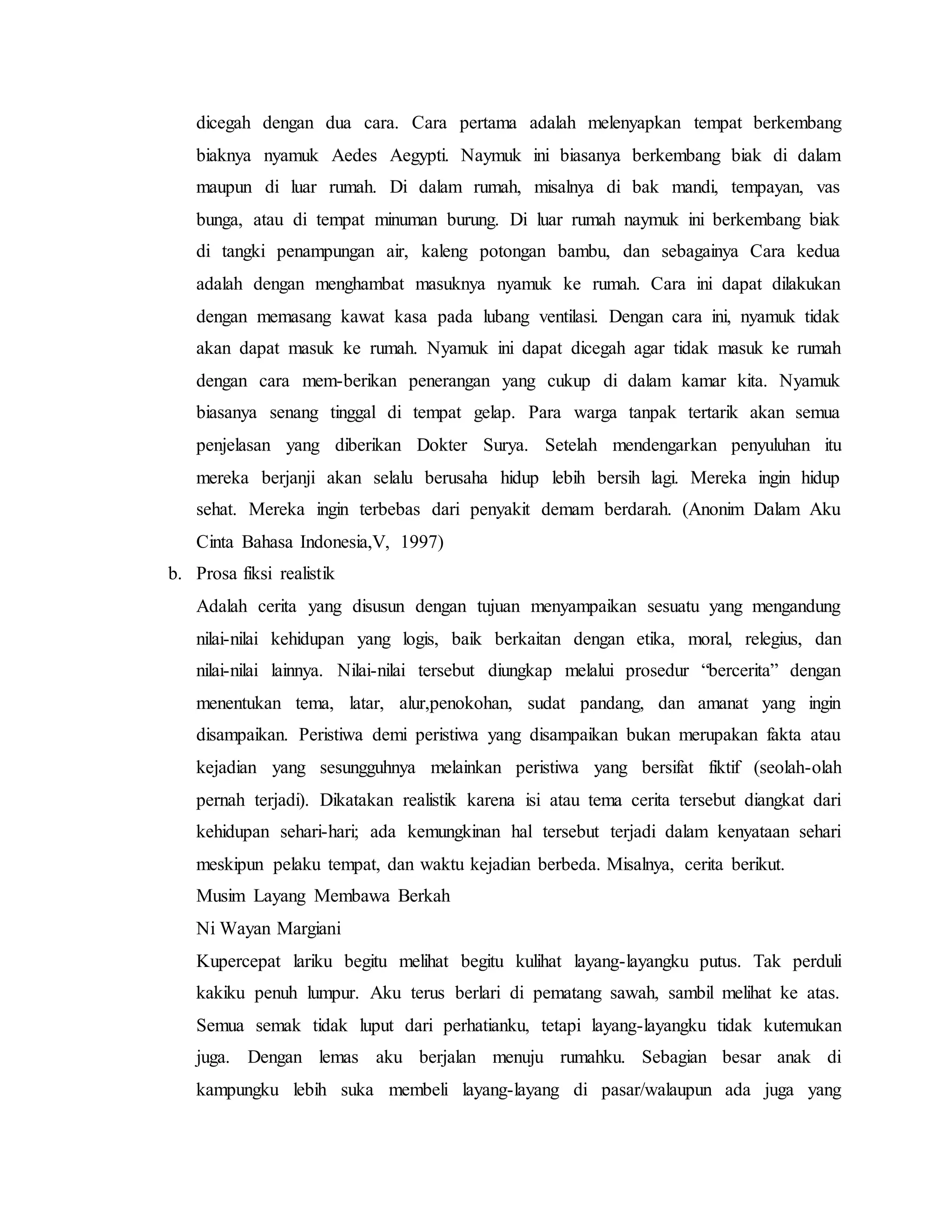 Makalah Apresiasi Karya Sastra Anak secara Reseptif | DOCX