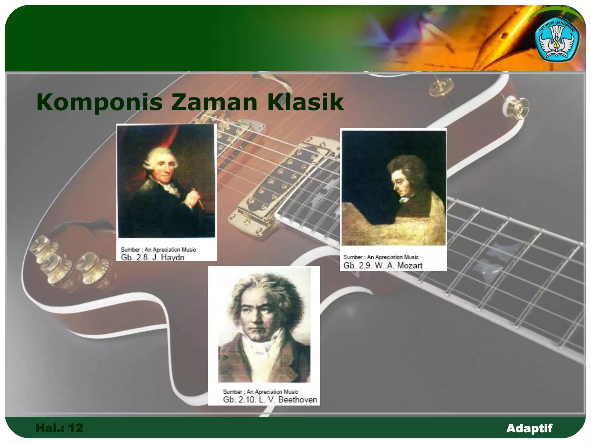 Apresiasi karya seni musik 1 | PPTX