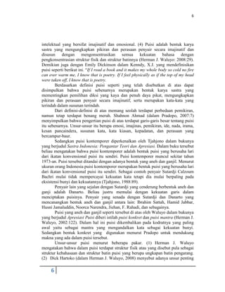Apresiasi puisi kontemporer jurnal | PDF
