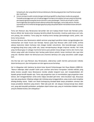 Apresiasi seni rupa modern dan kontemporer | DOCX