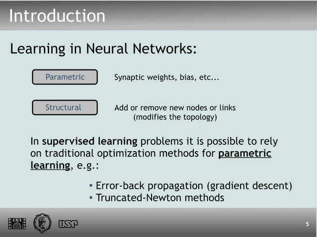 Neuroevolution in neural networks with dynamic neurons | PPT