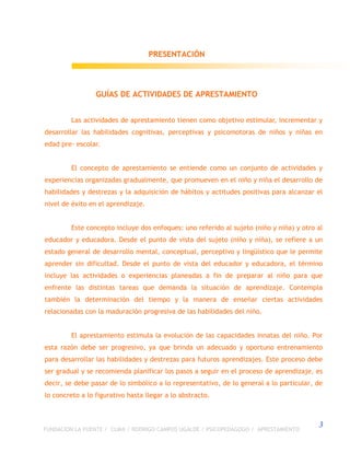 Aprestamiento | PDF