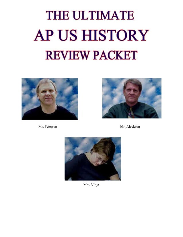 Apush review packet pdf. | PDF