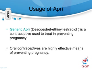Apri birth control pill - GlobalGenericPharmacy.com
