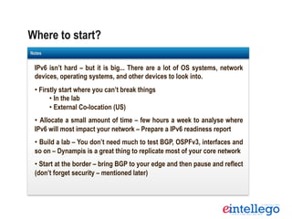 Rapid IPv6 Deployment for ISP Networks | PPT | Free Download