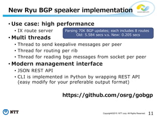 Ryu SDN Framework | PDF