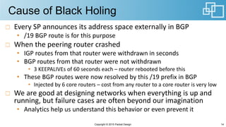 Routing, Network Performance, and Role of Analytics | PPTX