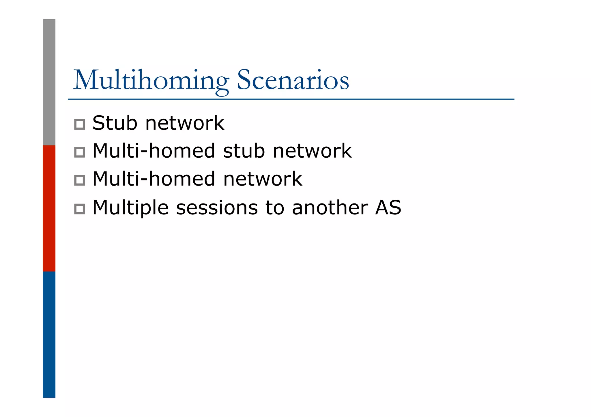 BGP Multihoming Techniques | PDF