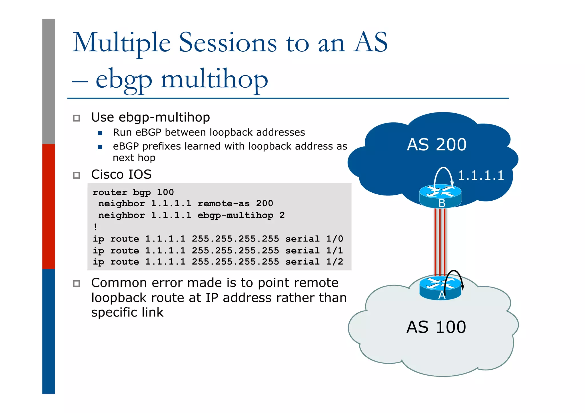BGP Multihoming Techniques | PDF