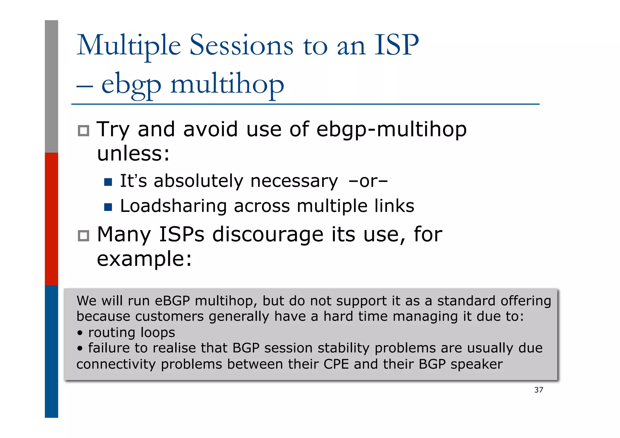 BGP Multihoming Techniques | PDF