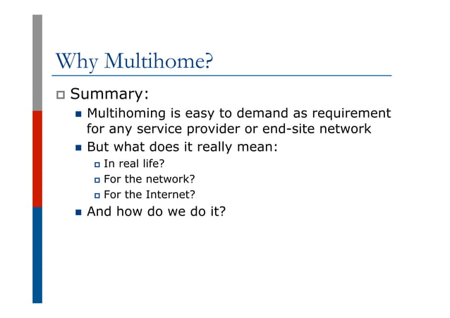 BGP Multihoming Techniques | PDF