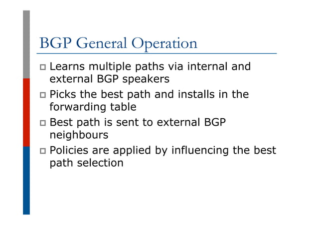 BGP Techniques for Network Operators | PDF