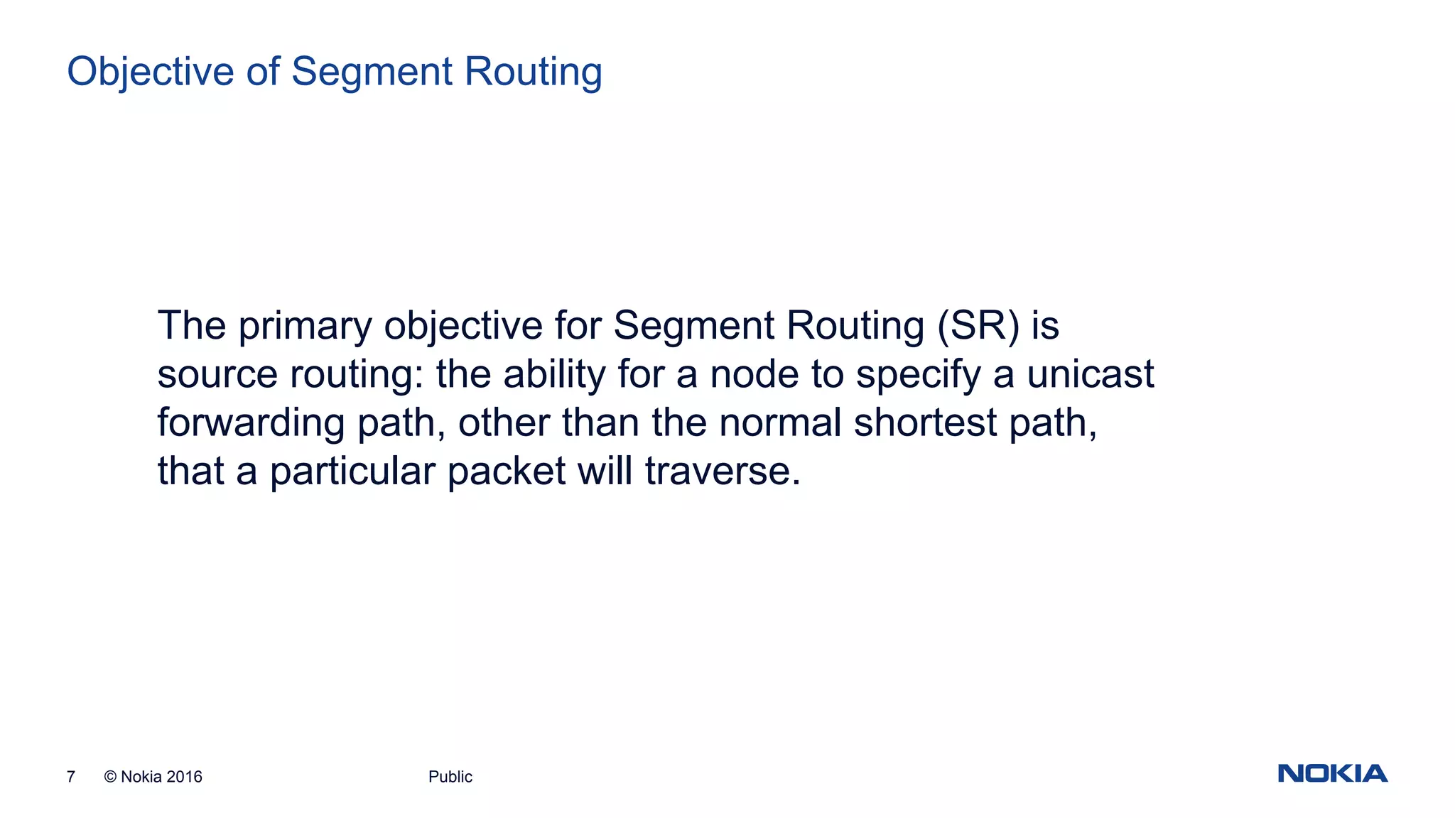 Segment Routing A Tutorial Pdf Computer Networking Computing
