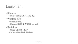 APRICOT 2017 conference network | PPT