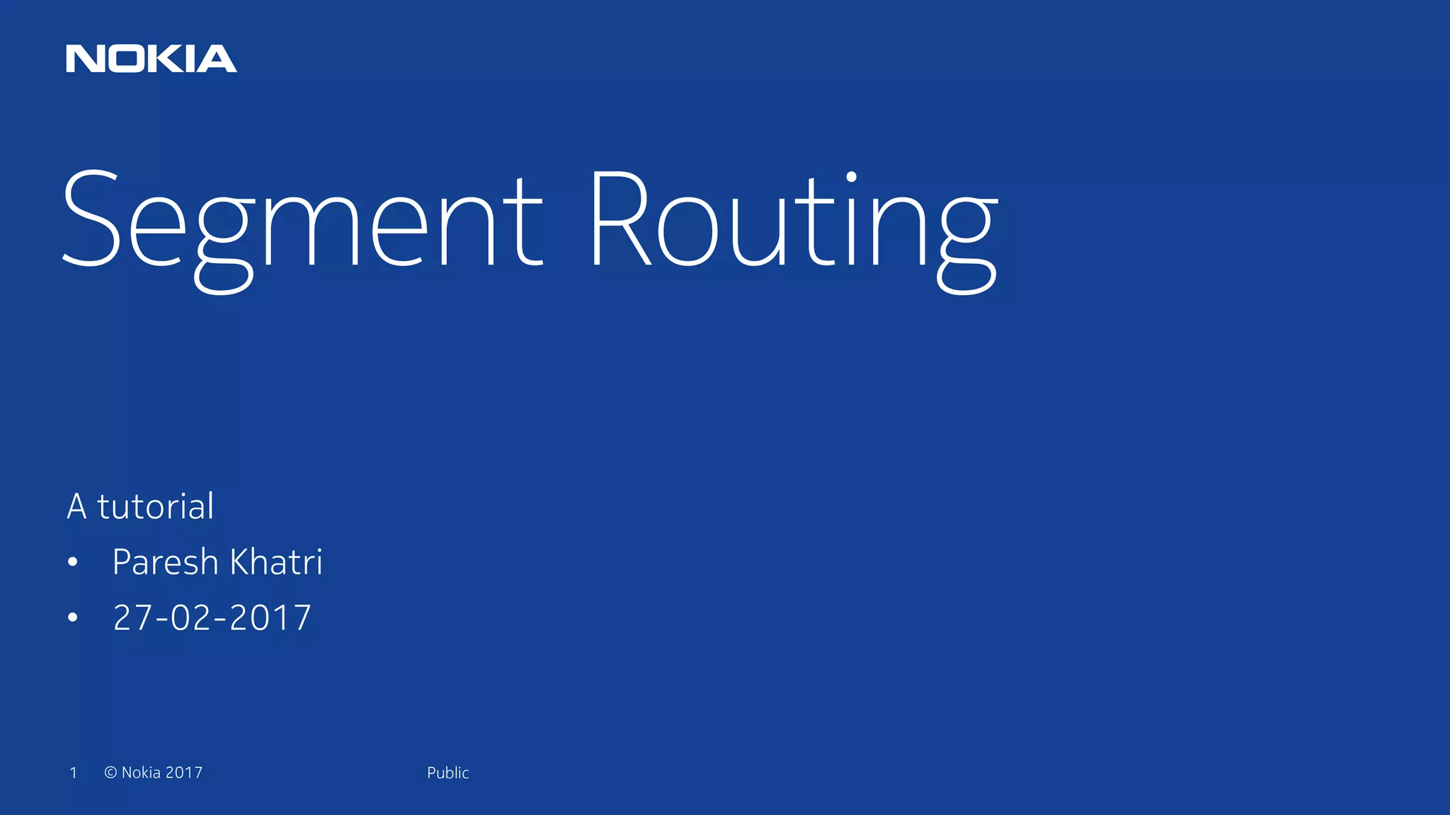 Segment Routing | PDF | Computer Networking | Computing
