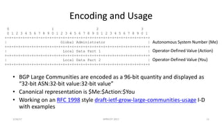 Large BGP Communities | PDF