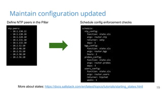 Network Automation with Salt and NAPALM: a self-resilient network | PDF