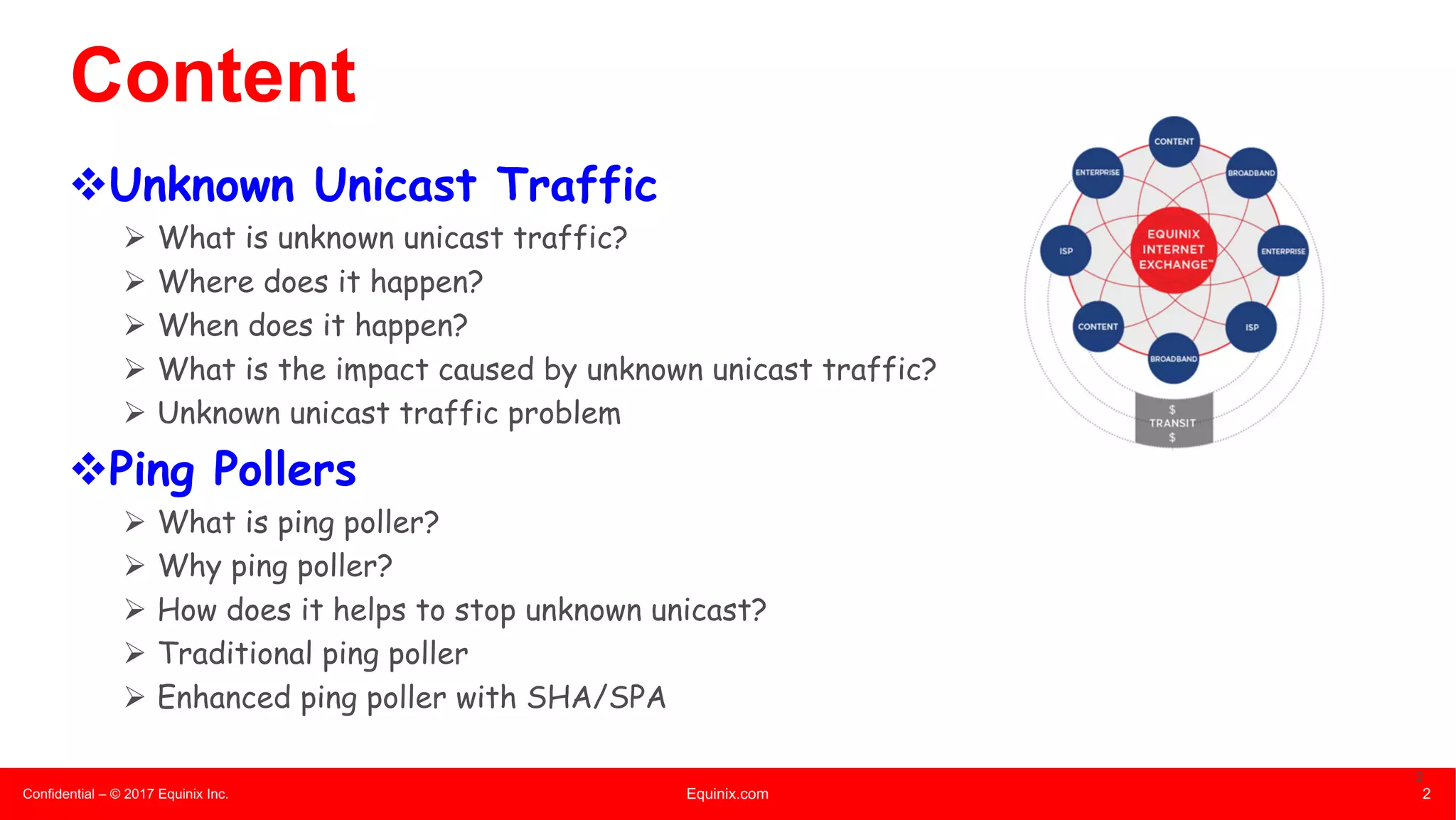 Unknown Unicast Traffic and Ping Pollers | PPT
