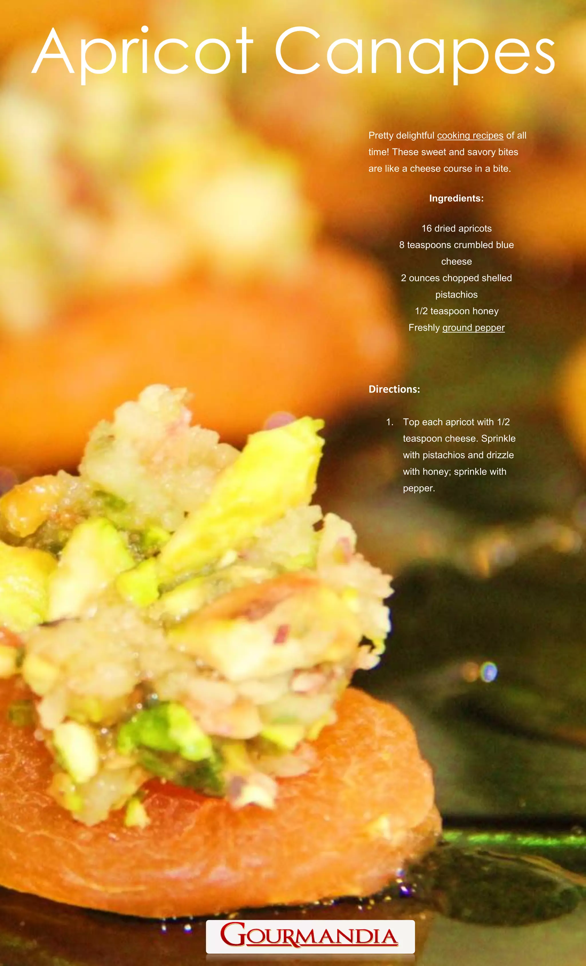 Apricot Canapes | PDF