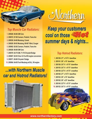 Northern Hot Rod Radiators | PDF