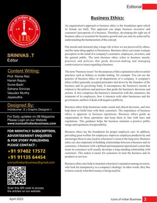 IIB AWARDS / ICON OF INDIAN BUSINESS - UNOSAFE | PDF | Business ...