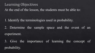 Basic Concepts of Probability - PowerPoint Presentation For Teaching | PPTX