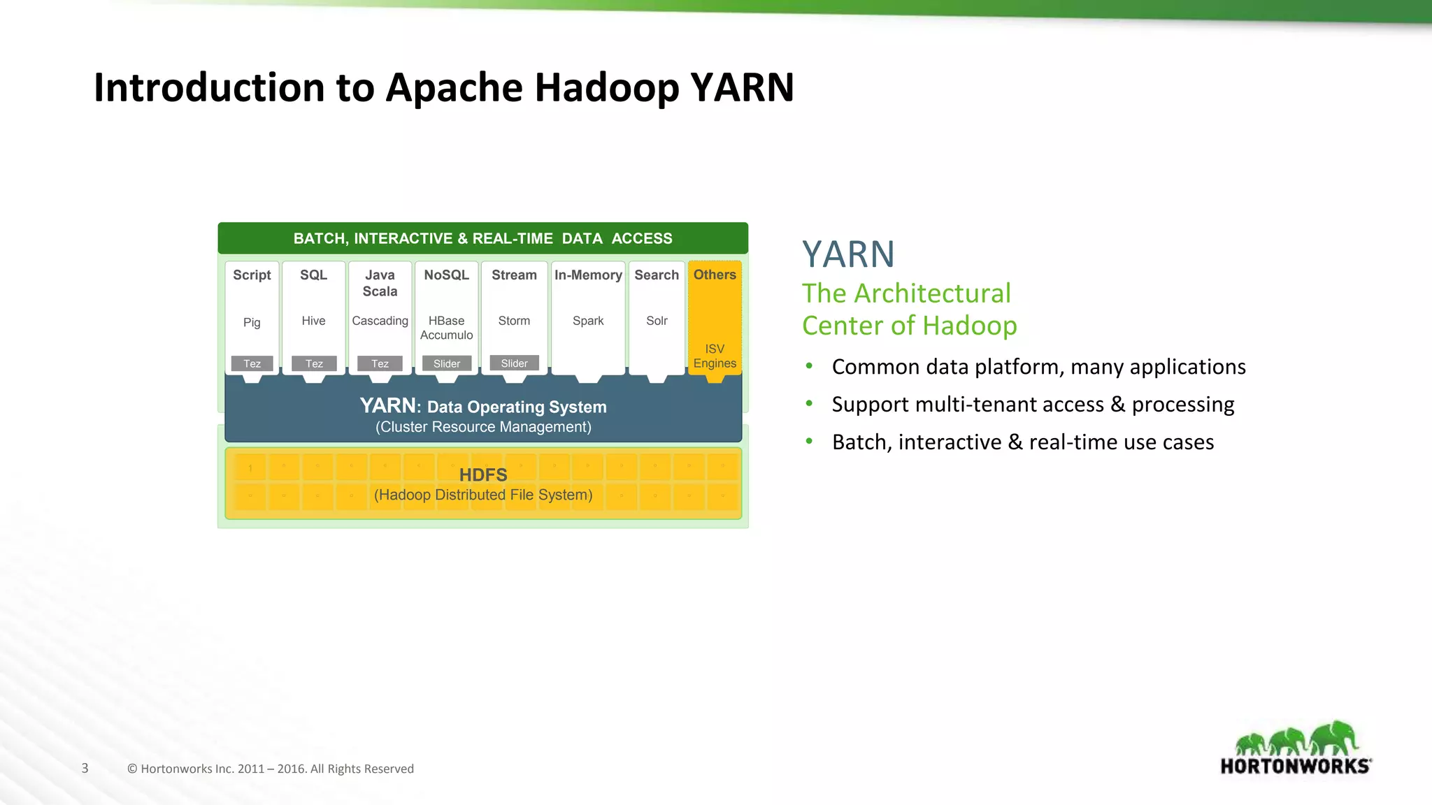 Apache Hadoop YARN: Past, Present and Future | PPTX