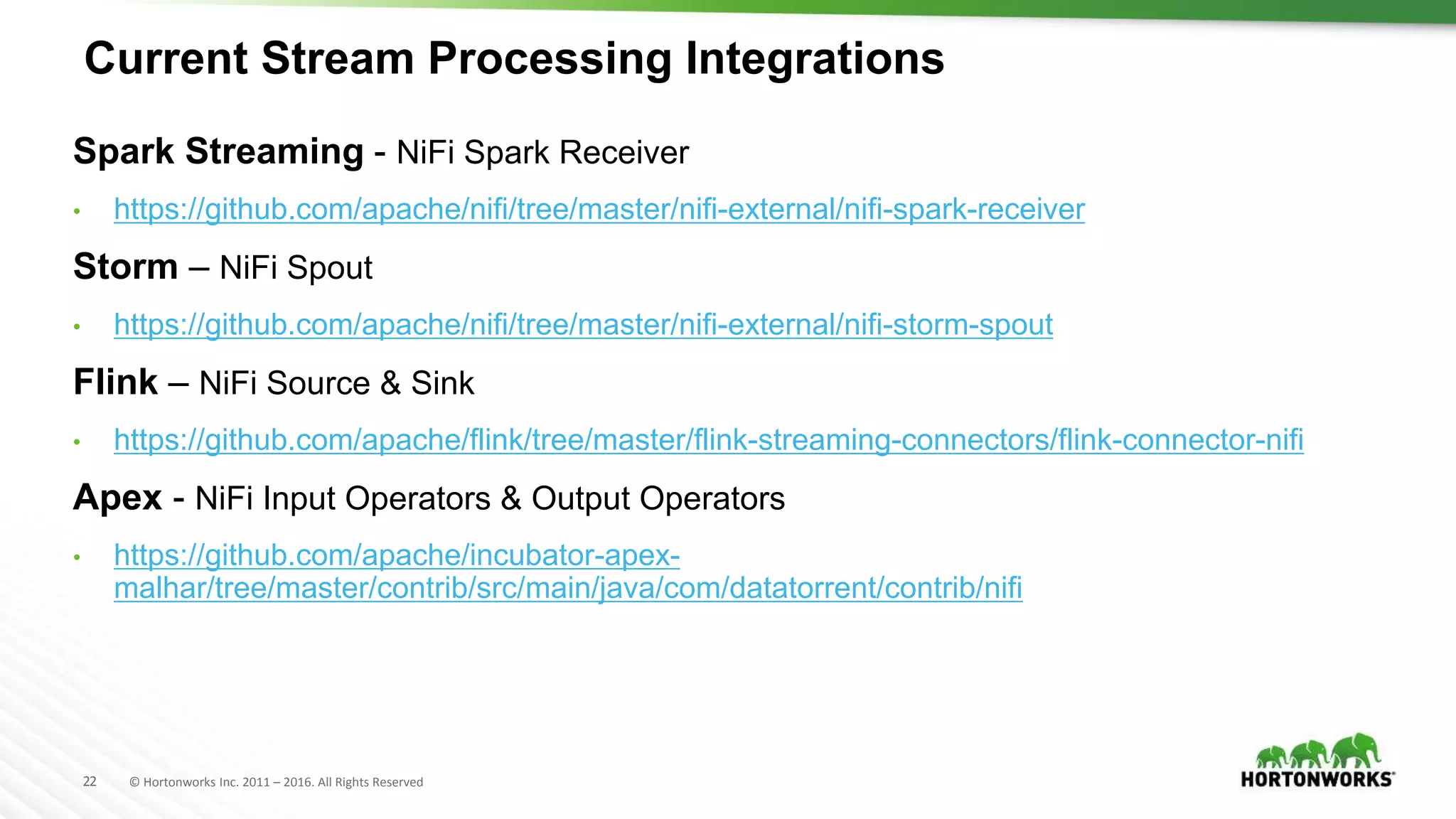 Apache NiFi in the Hadoop Ecosystem | PPTX