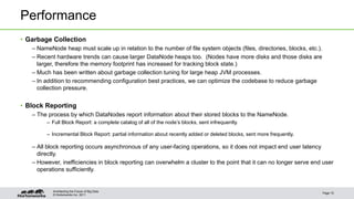 HDFS: Optimization, Stabilization and Supportability | PPT