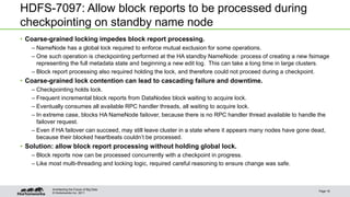 HDFS: Optimization, Stabilization and Supportability | PPT