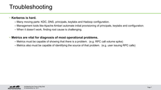 HDFS: Optimization, Stabilization and Supportability | PPT