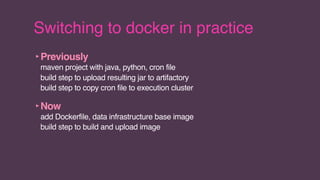 Migrating pipelines into Docker | PDF | Cloud Computing | Internet