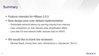 HBase Accelerated: In-Memory Flush and Compaction | PPT