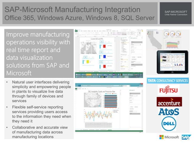 SAP and Microsoft Manufacturing Solution | PPT